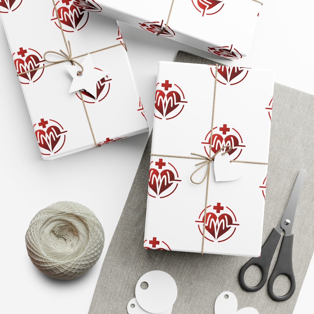 Doctors and Nurses: the Heartbeat of Healthcare Gift Wrapping Paper ...