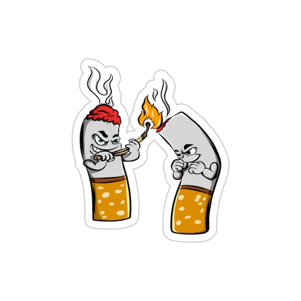 Cigarette Sticker - Etsy