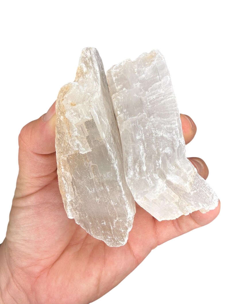 Raw Arizona Selenite Specimen Lot | Natural Uncut Crystal (504g) - Etsy