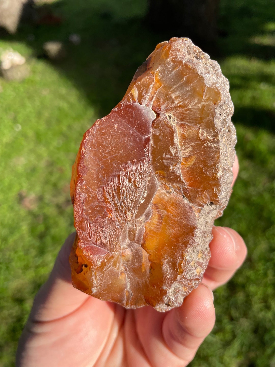 182g Carnelian Agate Specimen From Washington, Natural Crystal - Etsy