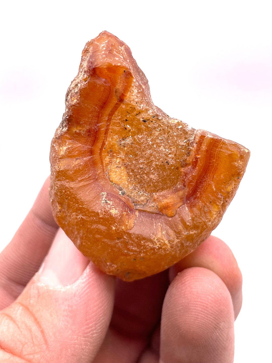 Carnelian Agate Specimen From Washington 50g - Etsy