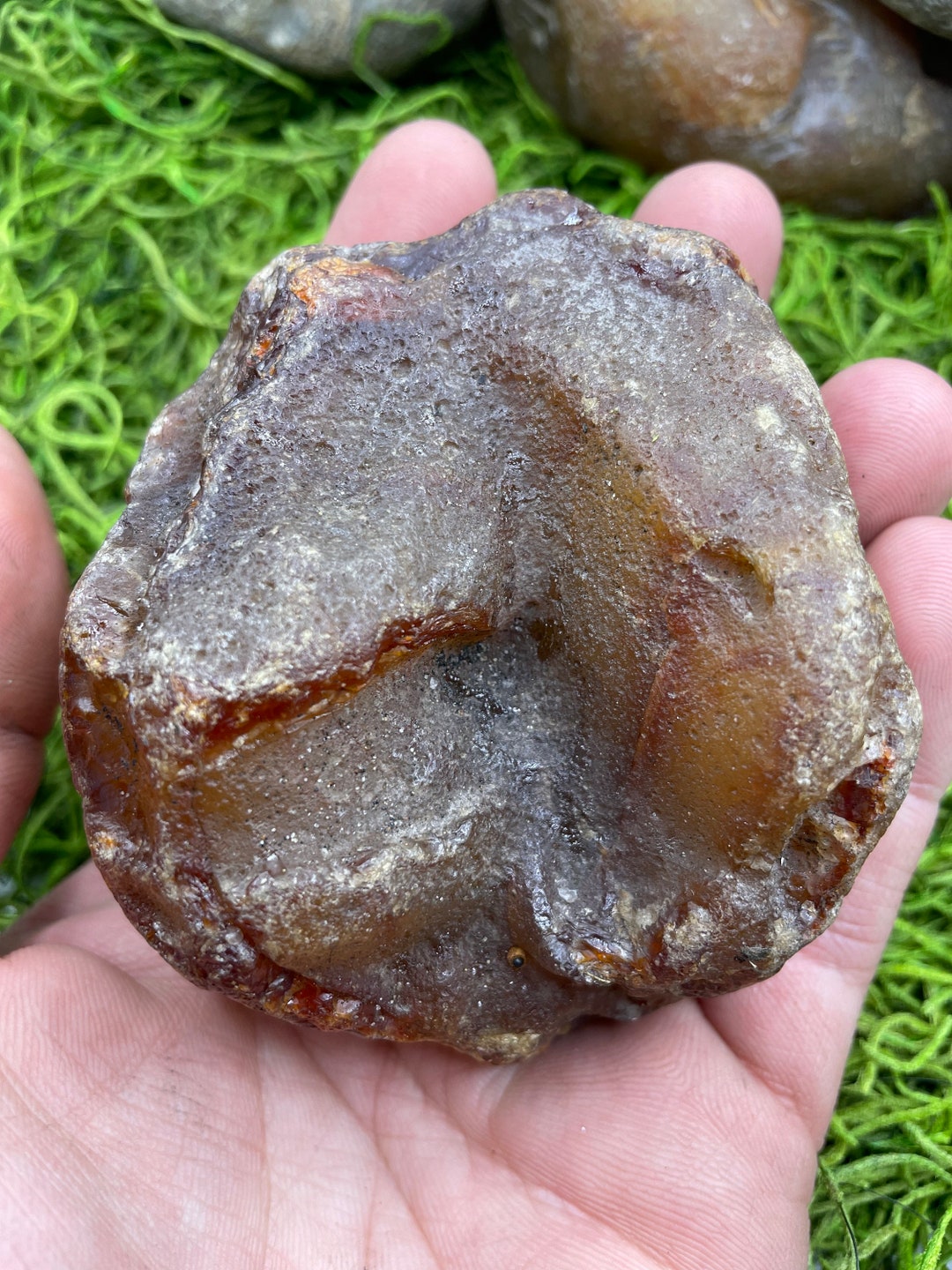 341 Natural Uncut Carnelian Agate Nodule From Washington - Etsy