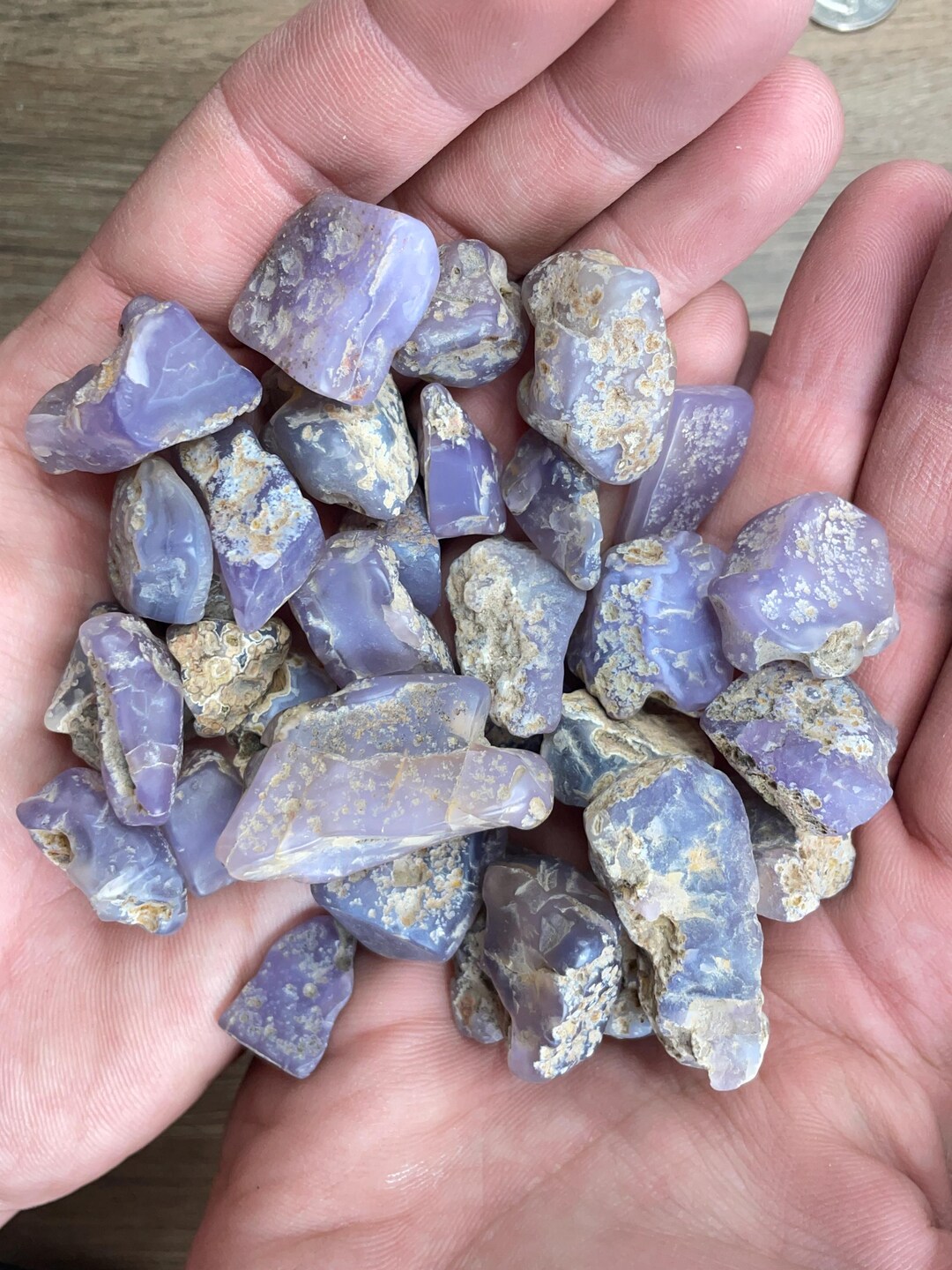 1/2 Pound Holley Blue Agate Lot - Tumble Cleaned No Polish - Etsy