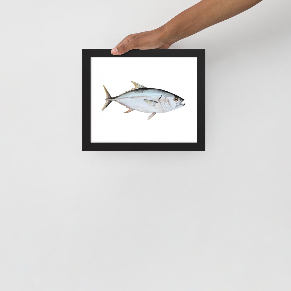 Watercolor Tuna Fish in Framed Poster - Etsy