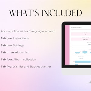 Kpop Album Collection Spreadsheet Template - Etsy