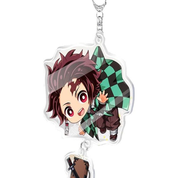Demon Slayer Keychain Cute - Etsy