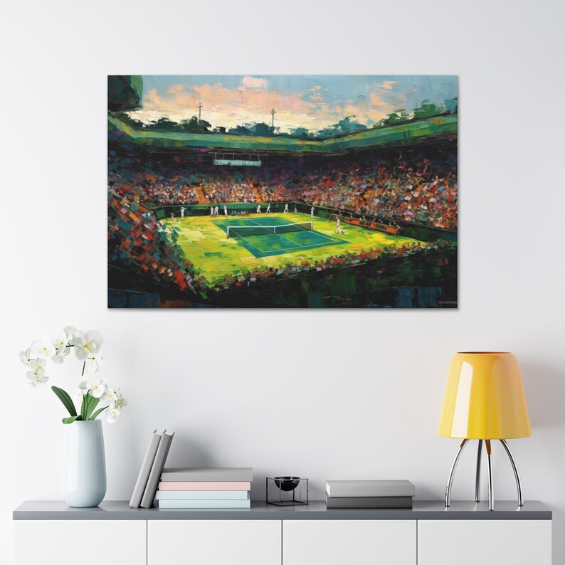 Tennis Painting for Living Room Oil Painting for Dining Room Painting ...