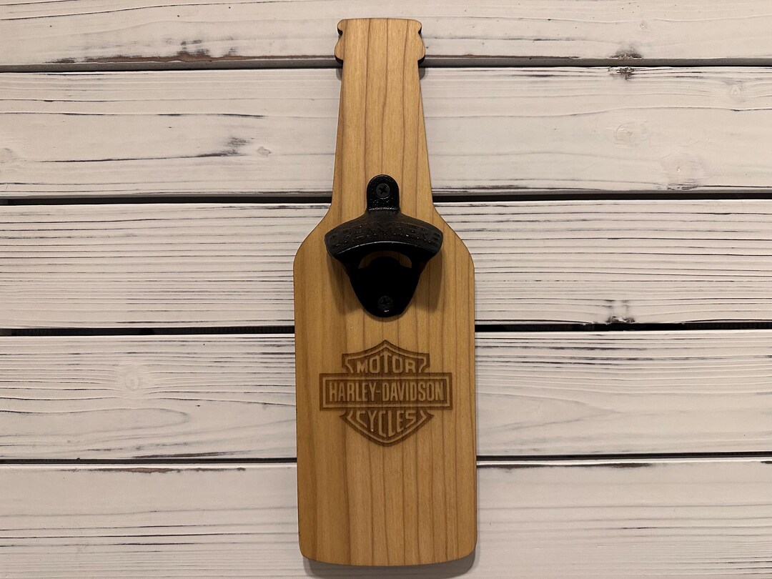 Personalized Bottle Opener, Custom Bottle Opener, Wall Mounted Bottle ...