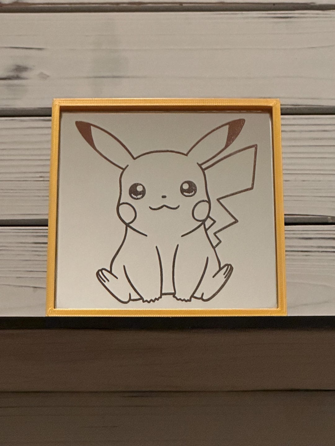 Pikachu Light Box Pokemon Decor Led Light Box Pokemon Fan Art Light-up ...