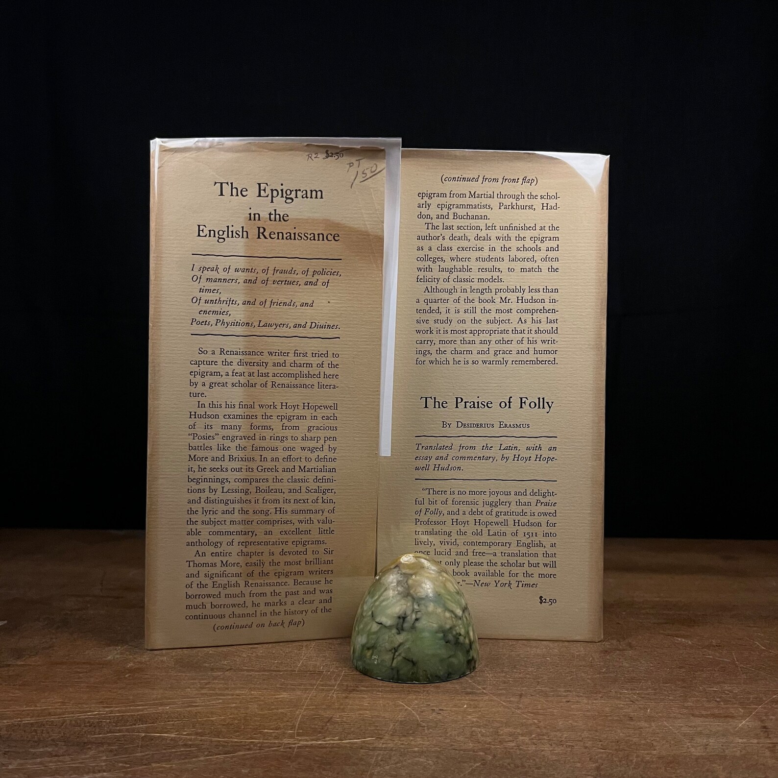 First Printing the Epigram in the English Renaissance by Hoyt Hopewell ...