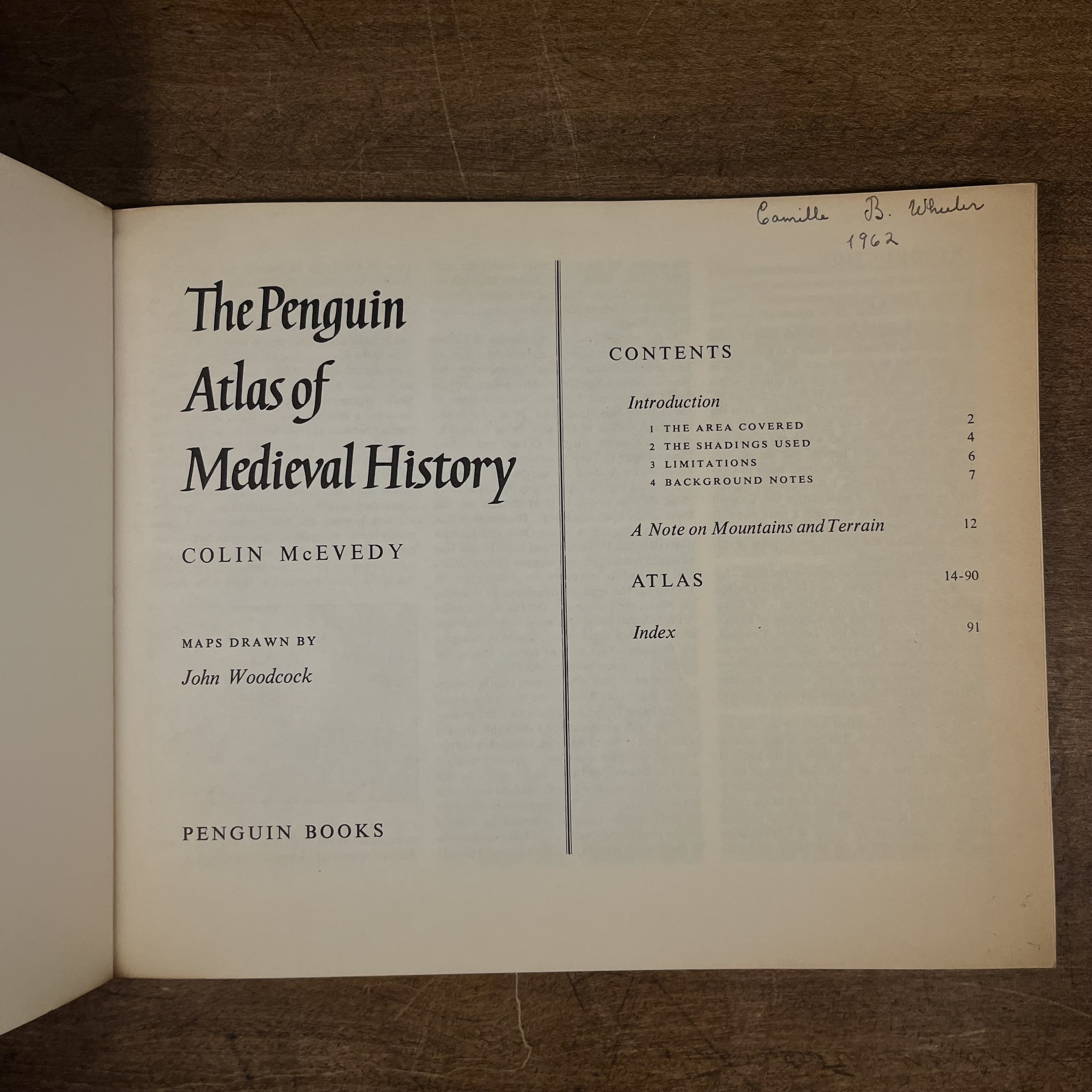 The Penguin Atlas of Medieval History by Colin Mcevedy (1961) Vintage ...