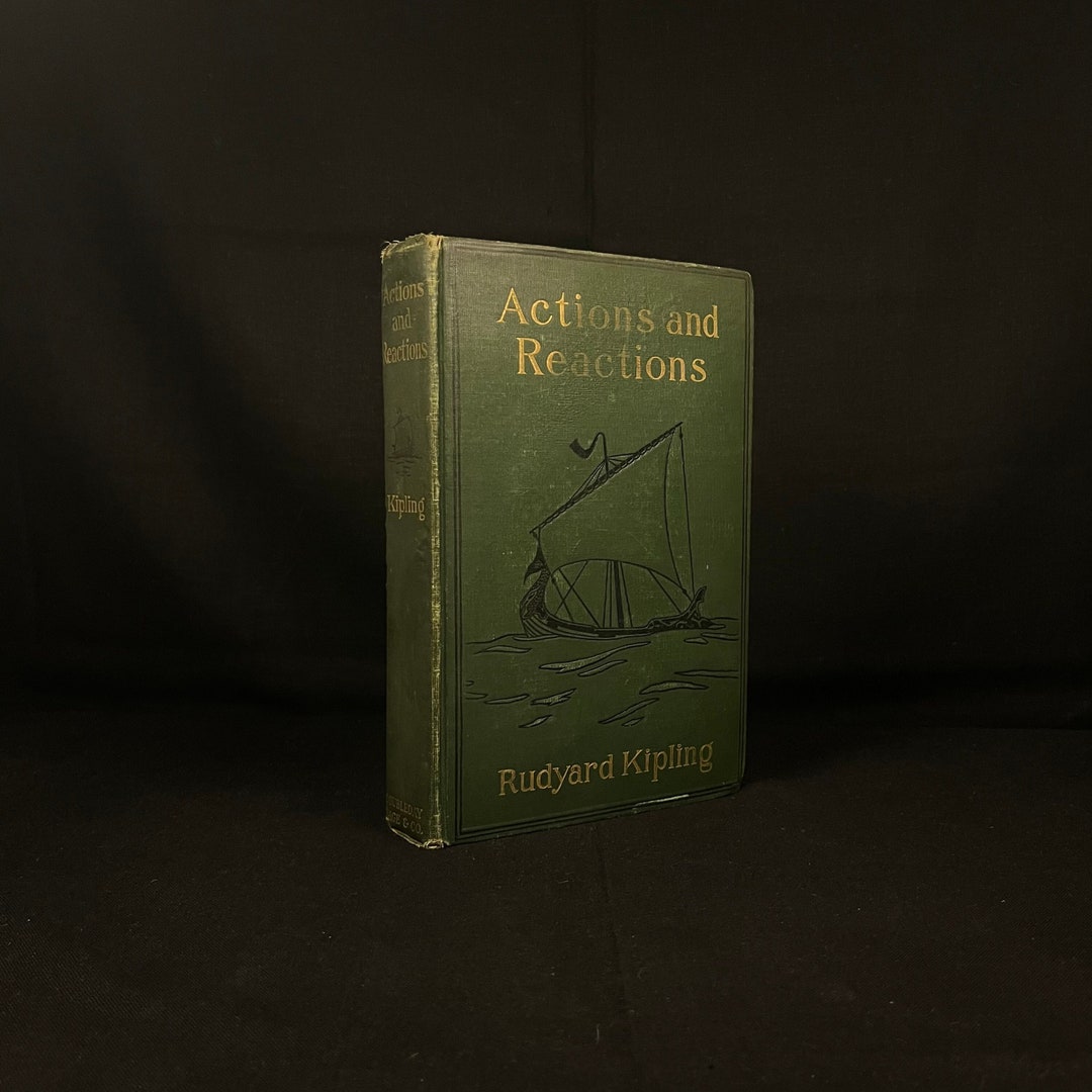 Actions and Reactions by Rudyard Kipling (1909) Hardcover Book - Etsy