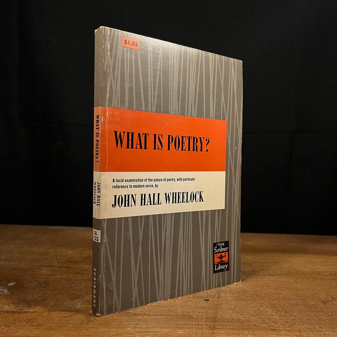What is Poetry? by John Hall Wheelock (1965) Vintage Paperback Book - Etsy