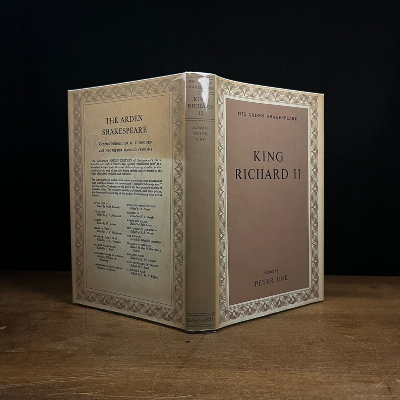 The Arden Shakespeare: King Richard II (1956) Vintage Hardcover Book - Etsy
