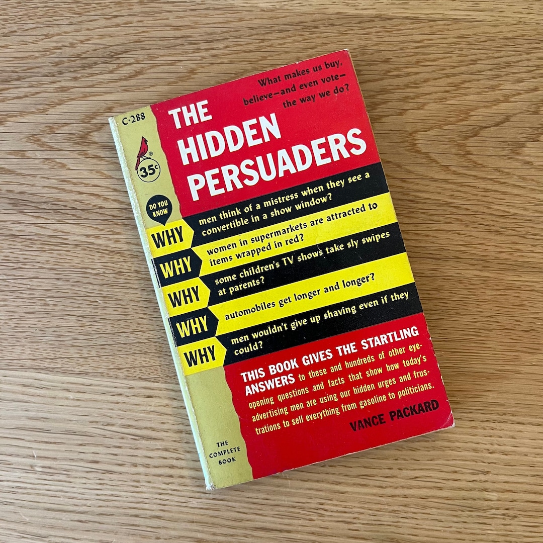 The Hidden Persuaders by Vance Packard 1963 Vintage Mass Market ...
