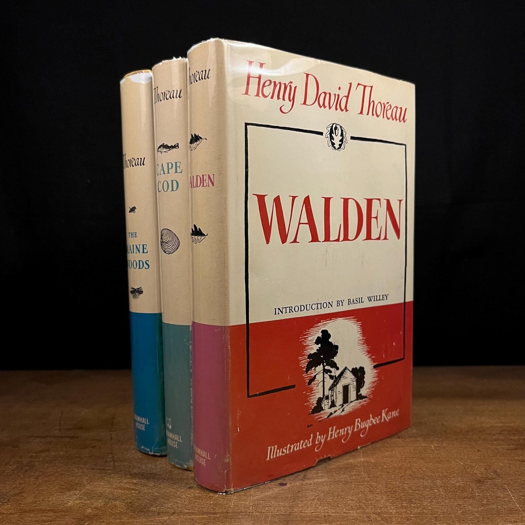 A Thoreau Trilogy Illustrated by Henry Bugbee Kane - Walden, Cape Cod ...