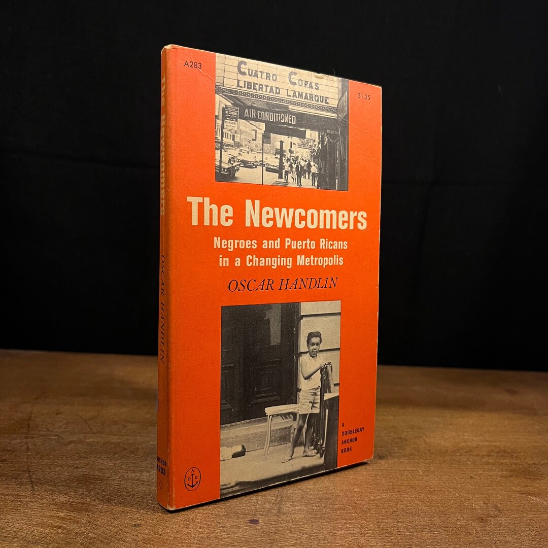 The Newcomers by Oscar Handlin (1962) Vintage Paperback Book - Etsy