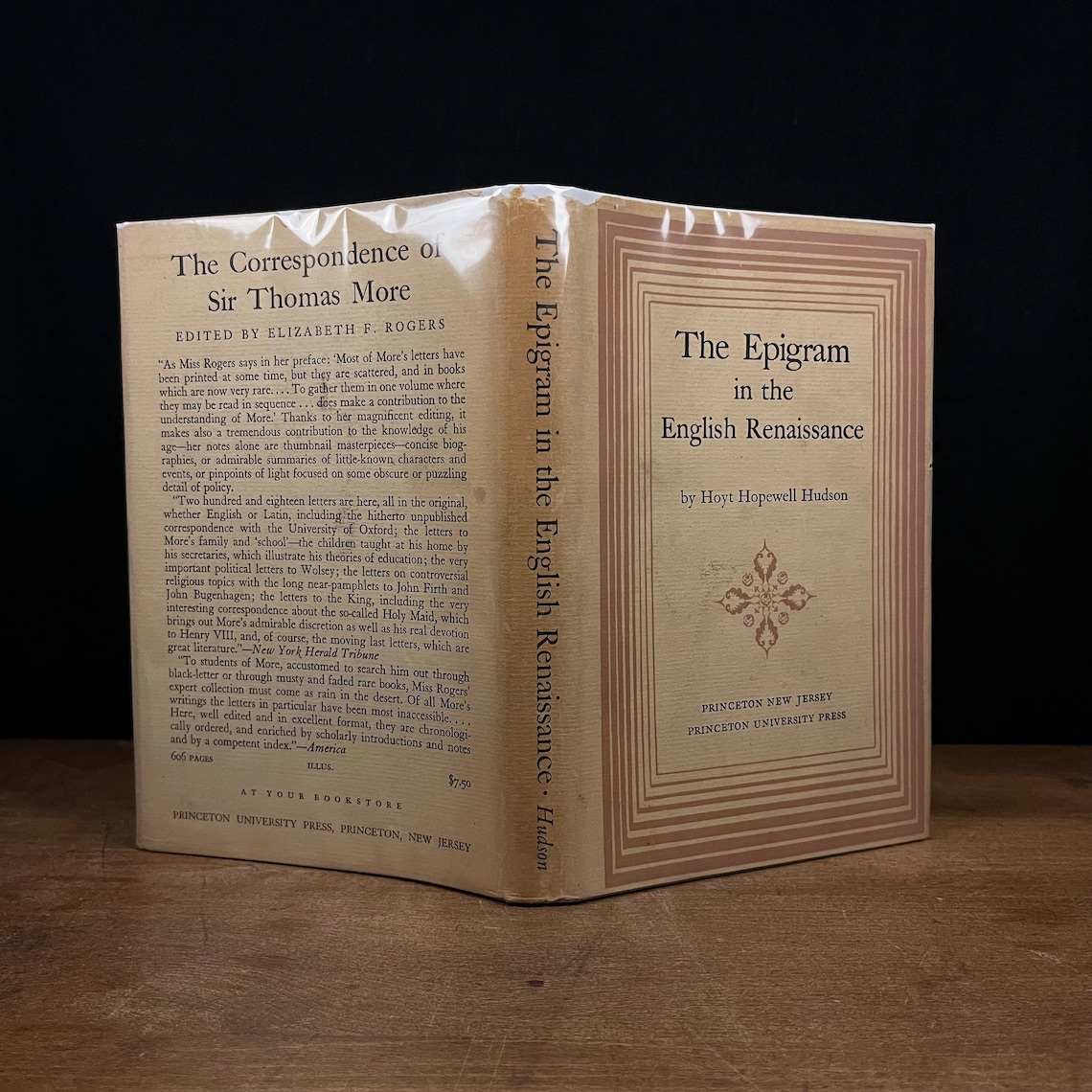 First Printing the Epigram in the English Renaissance by Hoyt Hopewell ...