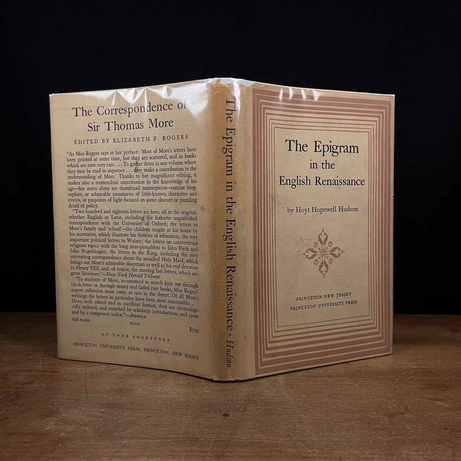 First Printing the Epigram in the English Renaissance by Hoyt Hopewell ...