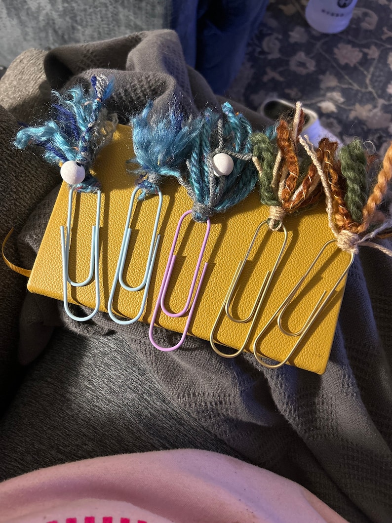 Large Paperclip Bookmarks - Etsy