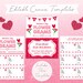 Valentine's Day Flower Gram Template Bundle - Etsy