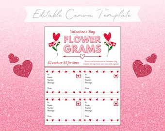 Flower Grams Flyer - Etsy