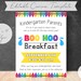 Boo Hoo Breakfast Flyer Canva Template - Etsy