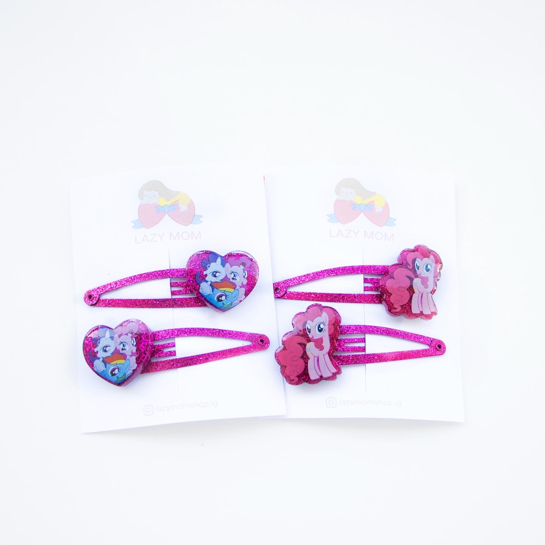 My Little Pony Hair Clips, Toddler Snap Clips, Girl Hair Clips ...