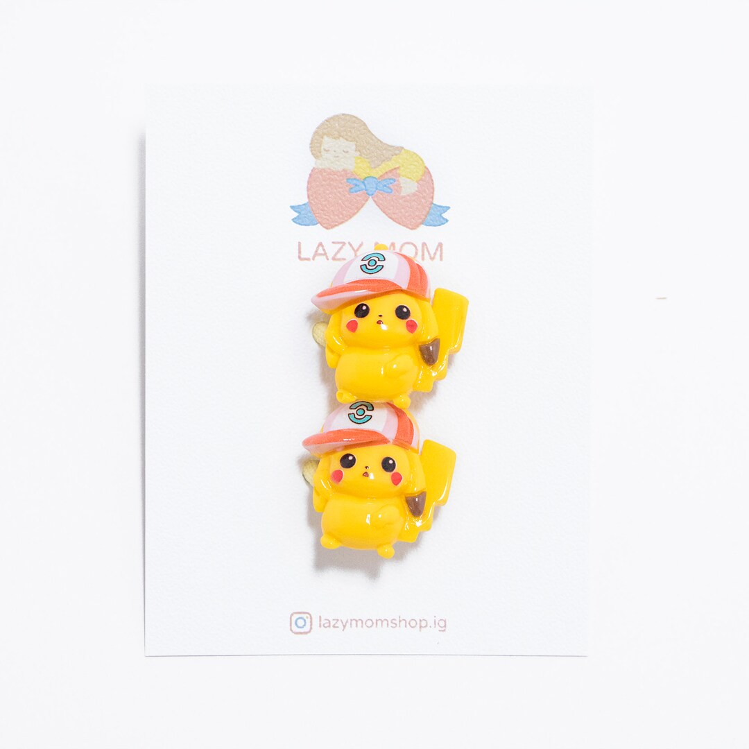 Pikachu Hair Ties, Pokemon Hair Ties, Baby Toddler Girl Birthday Gifts ...