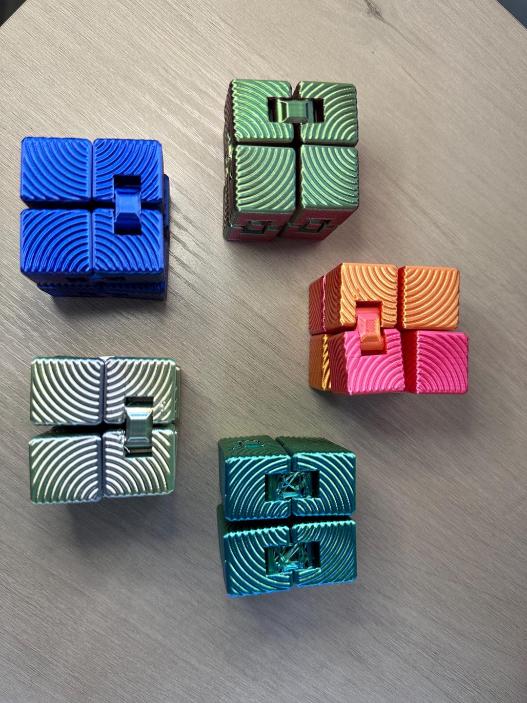 Infinity Fidget Cube - Vibrant Colors - Etsy