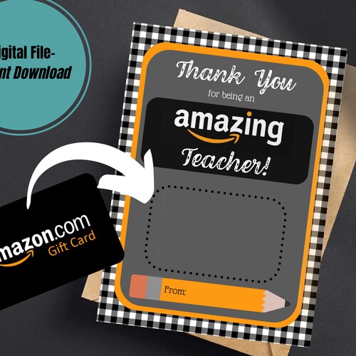 Printable Thank You Teacher Appreciation Card Student to - Etsy