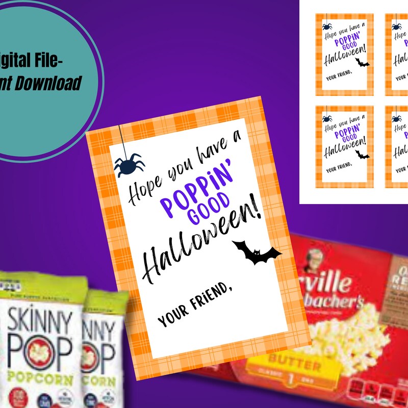 Popcorn Tags - Etsy