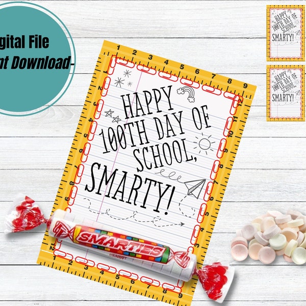 100th Day of School - Etsy