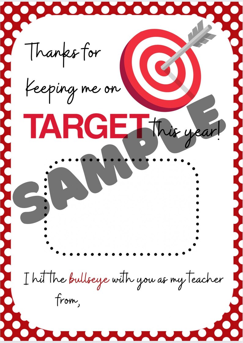 Printable Teacher Thank You Gift Card Holder Teacher - Etsy