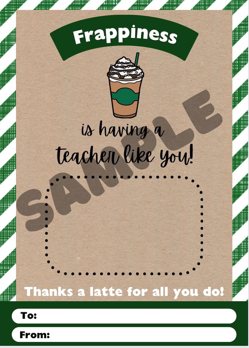 Printable Teacher Thank You Gift Card Holder, Teacher Appreciation ...