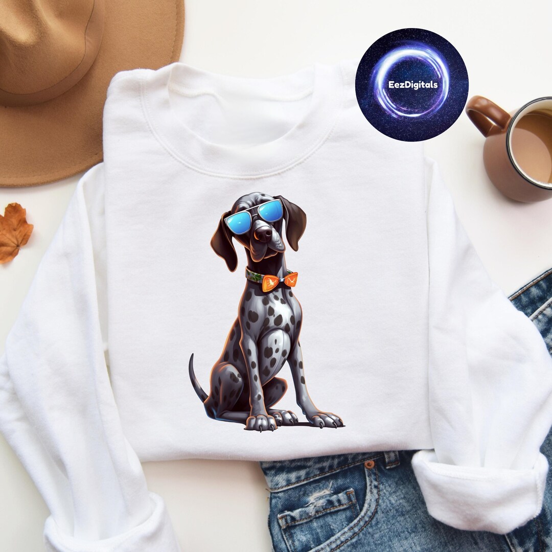 German Short-haired Pointer Png GSP DTF Dog Lover Clipart Digital ...