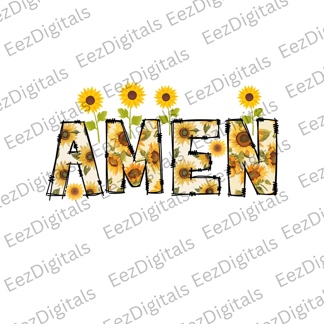 Amen SVG Png PDF Digital Cut File Cricut Maker Silhouette GOD Gratitude ...