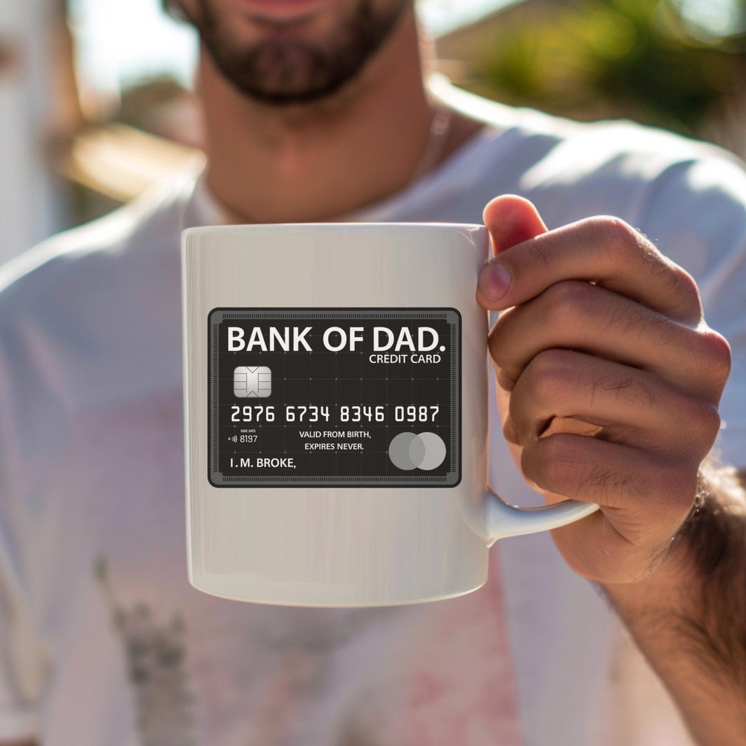 Bank of Dad SVG, Gift for Dad, Father's Day Gift, Father's Day SVG ...
