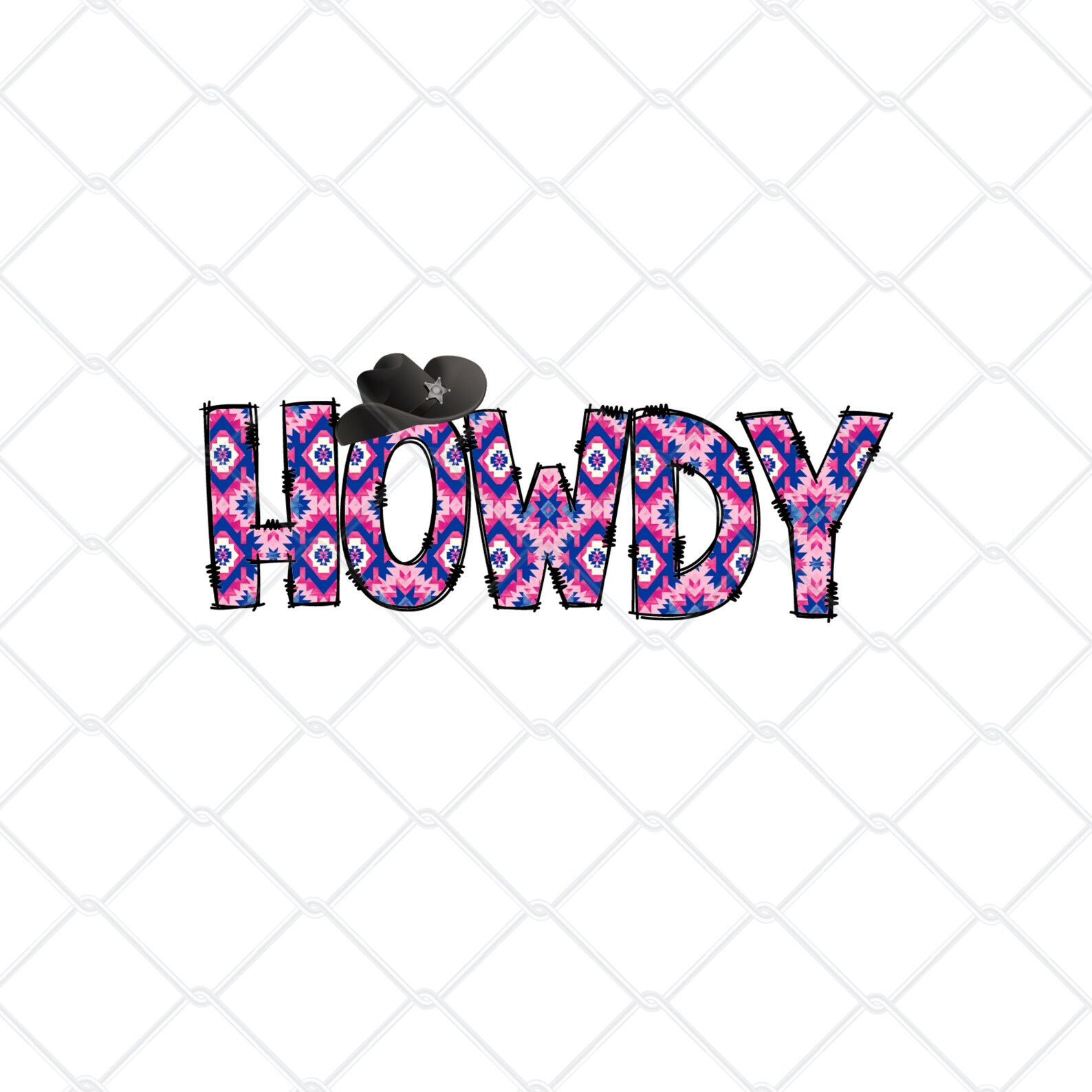 Howdy Cowboy Hat Set of 12 PNG Digital Download Printable Cowboy Png ...