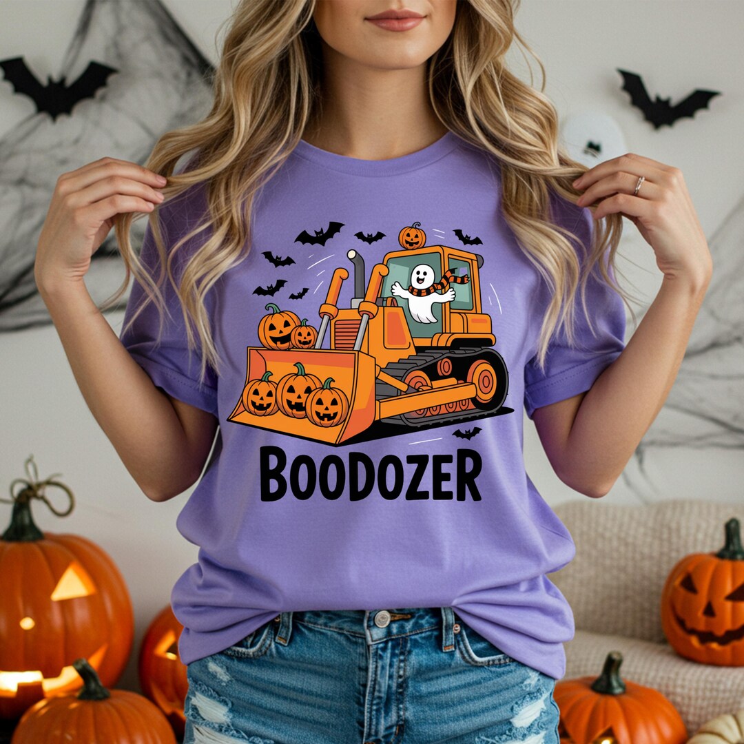 Boo Dozer PNG, Boodozer PNG, Boy Halloween PNG, Halloween Kid Design ...