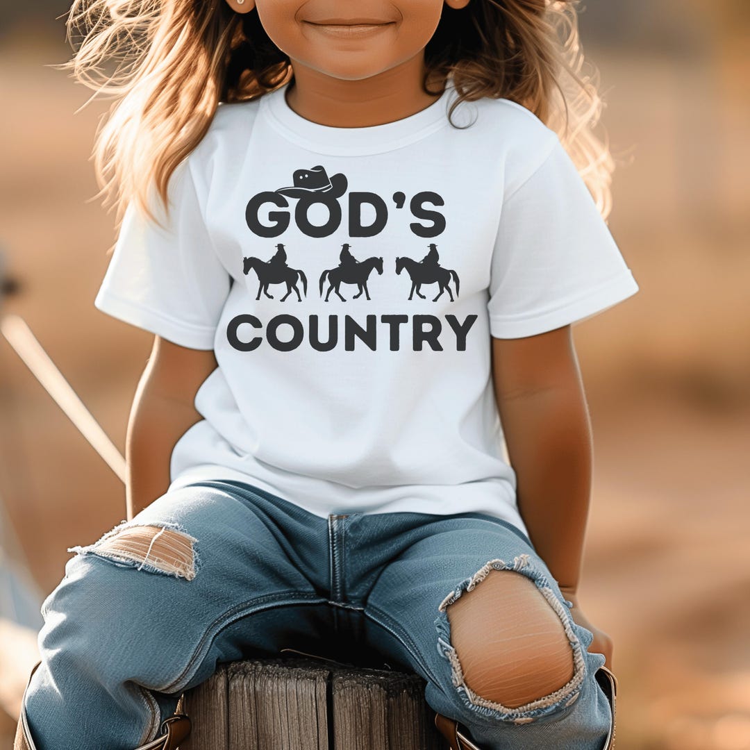 God’s Country SVG, Faith Country Design, Christian T-shirt PNG, Stag ...