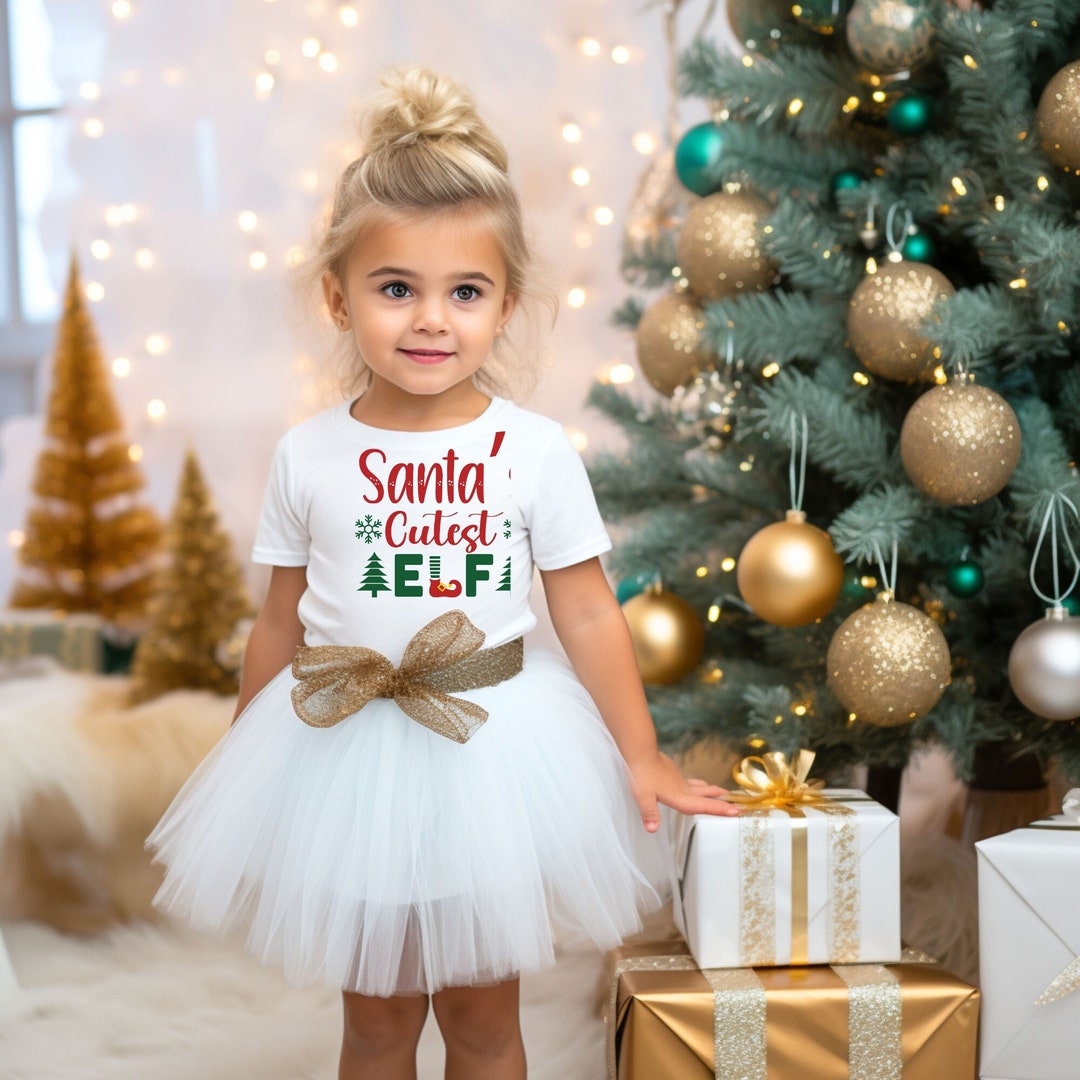 Santa's Cutest Elf SVG Png Dxf DTF/G Digital Cut File Cricut Silhouette ...