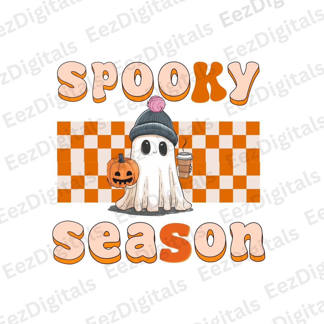 Spooky Season Png Halloween Ghost Png Spooky Halloween Png Trick or ...