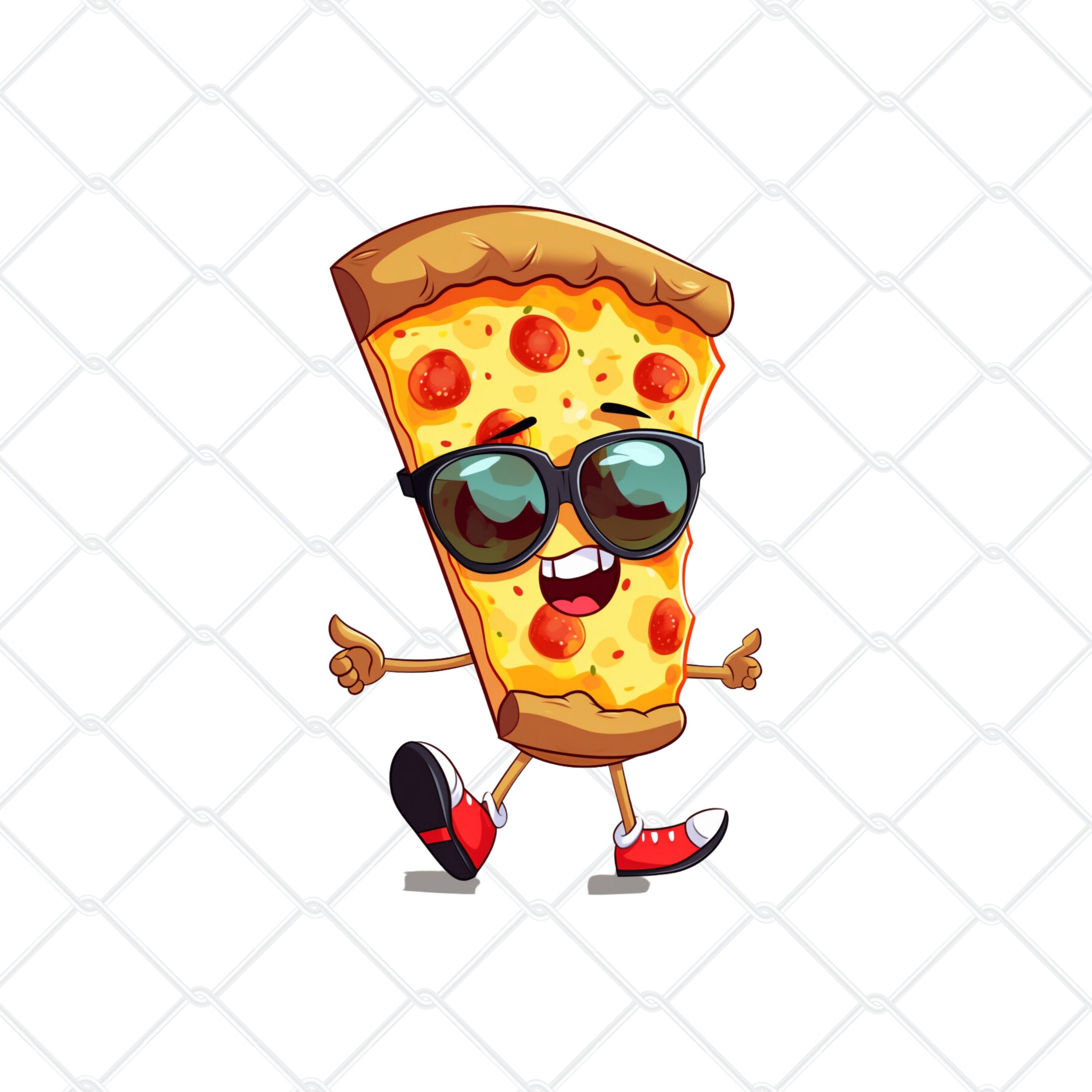 Pizza Dude Slice PNG Pepperoni Cheese Funny Clipart Sawgrass ...