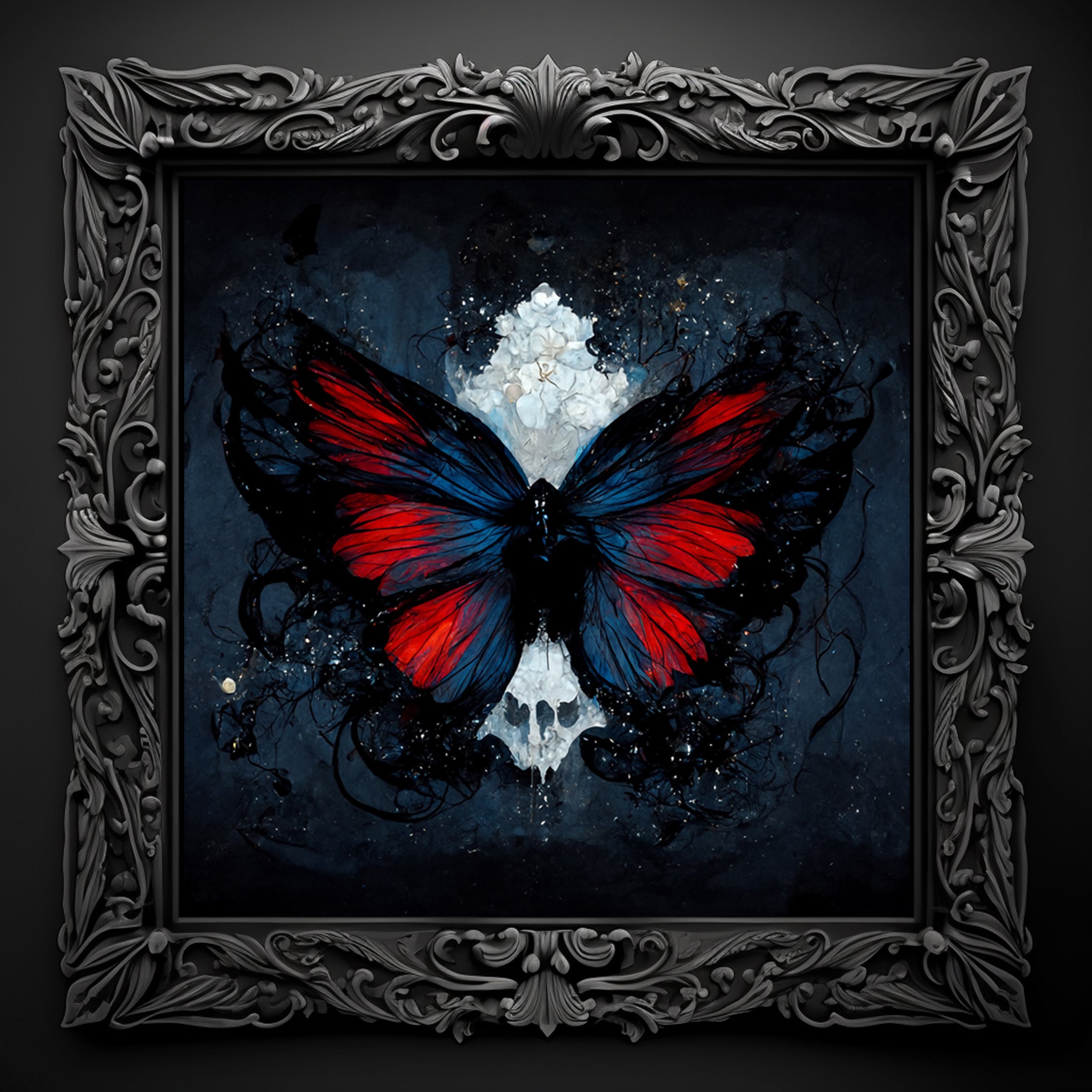 Gothic Butterfly Wallpaper