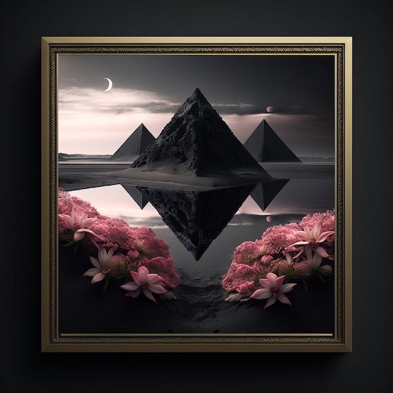 Pyramid Art Wallpaper