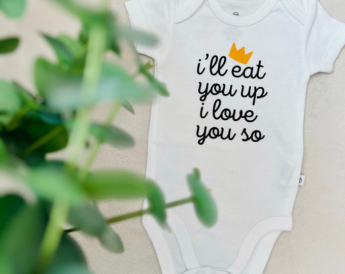 Where the Wild Things Are Baby Onesie | Unisex Baby Onesie | Wild ...