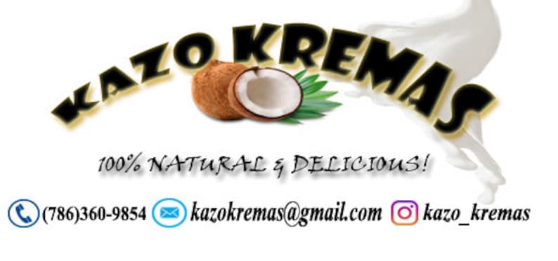 Kremas Haitien Drink With Fresh Coconut 100% Natural - Etsy