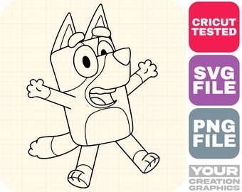 Bluey Vinyl Heat Transfer - Etsy