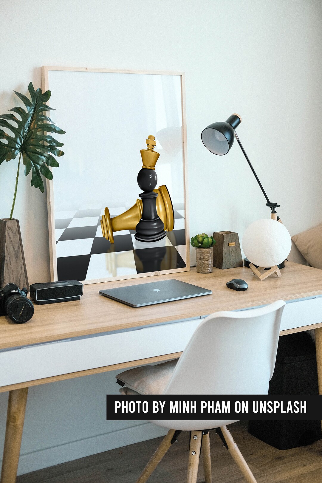 Checkmate. Chess Art Print (digital Download) Reversed - Portrait - Etsy